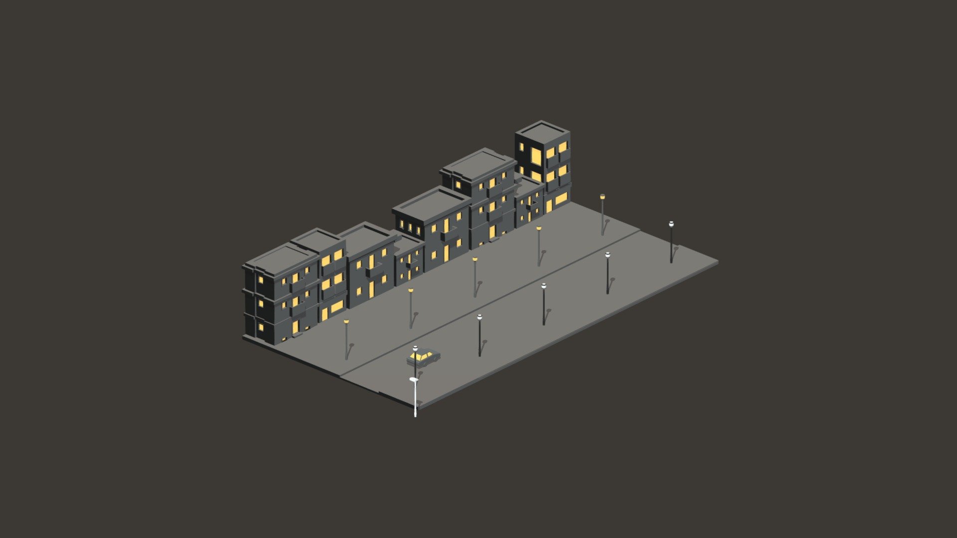 street - 3D model by essencedesign [8e1de63] - Sketchfab