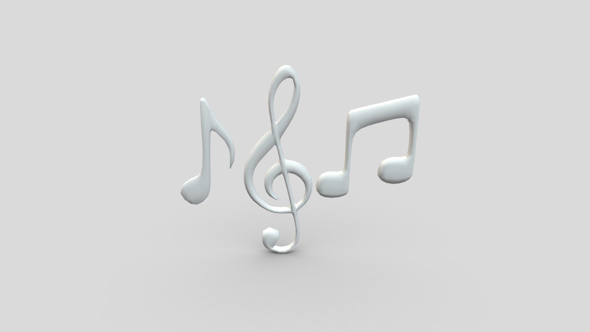 Musical Notes - Download Free 3D model by Gustavo.Fabi [8e1f180 ...
