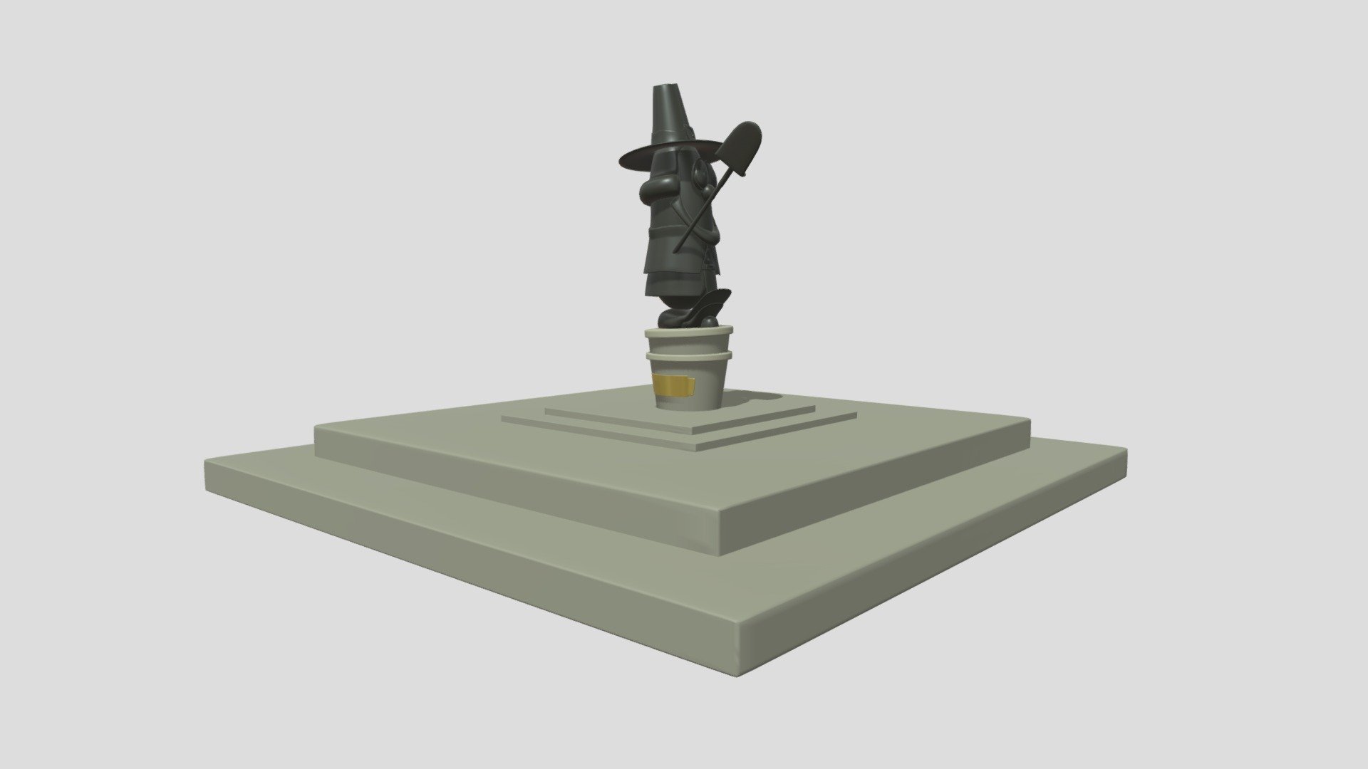 Obadiah Bumbly Statue - Download Free 3D model by 321Blender [8e204d8 ...
