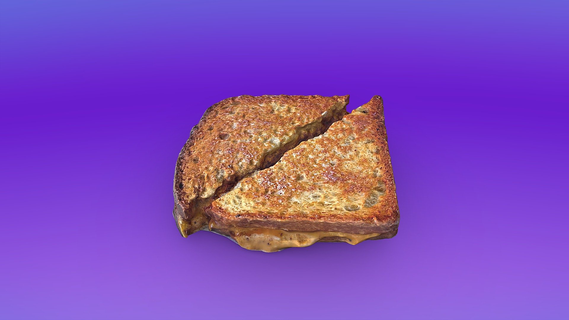 Grilled Cheese Sandwich - Buy Royalty Free 3D model by scrappymeals ...