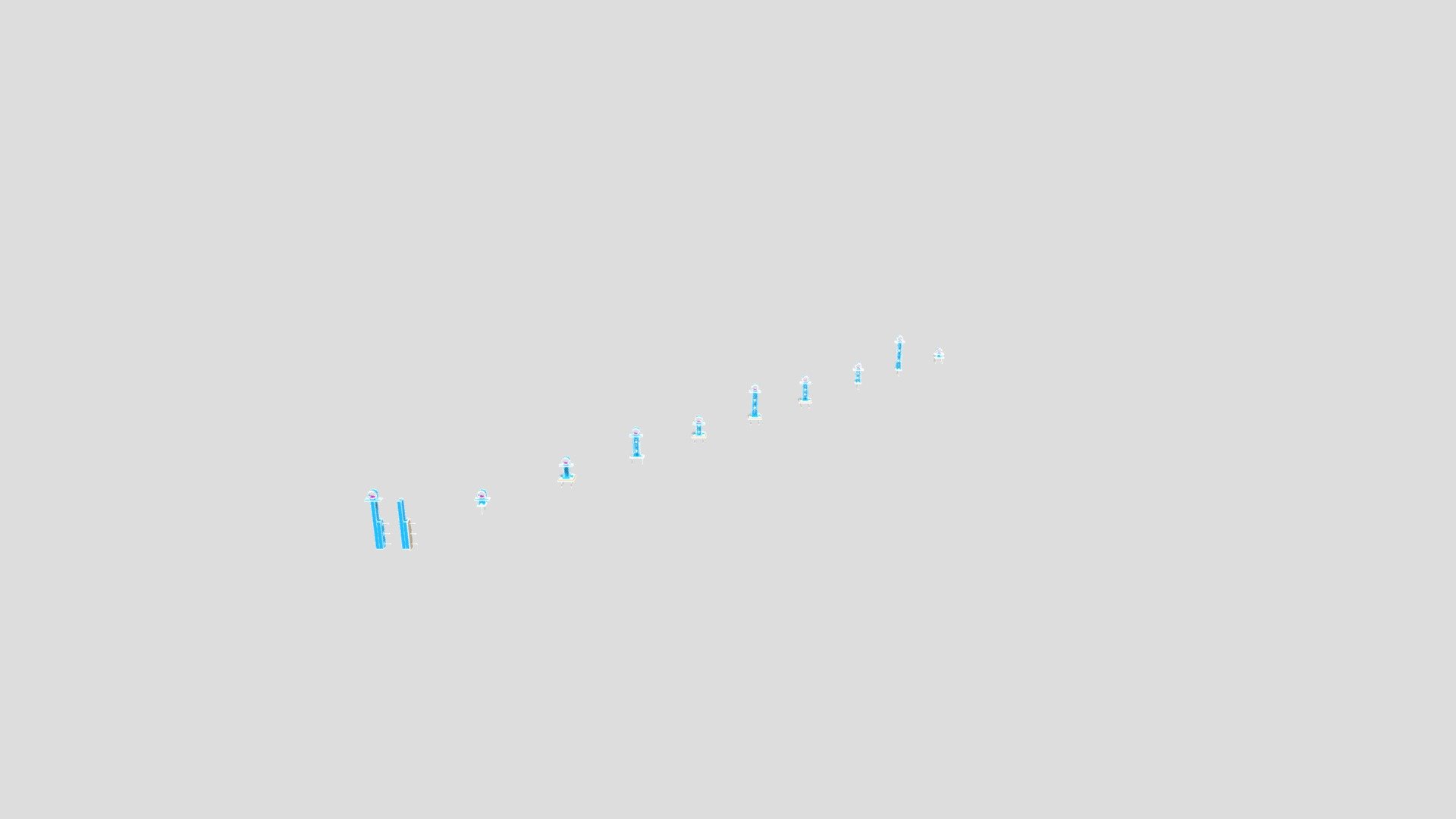 pipe stand assemblies 2 of 2 - 3D model by ksa2020 / Dezine 2020 ...