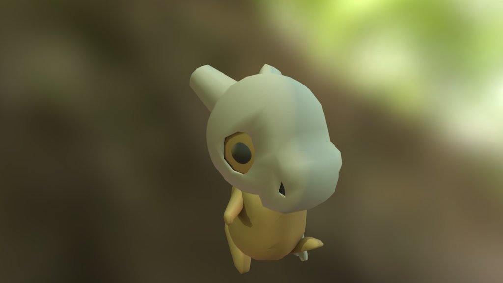 Cubone Model - 3D model by Rory Rochford (@rrochford) [8e228fa] - Sketchfab