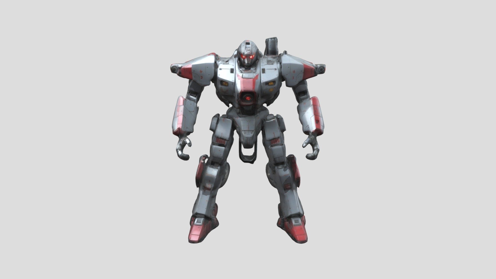Lancer mech design - 3D model by niki2025 [8e236e5] - Sketchfab
