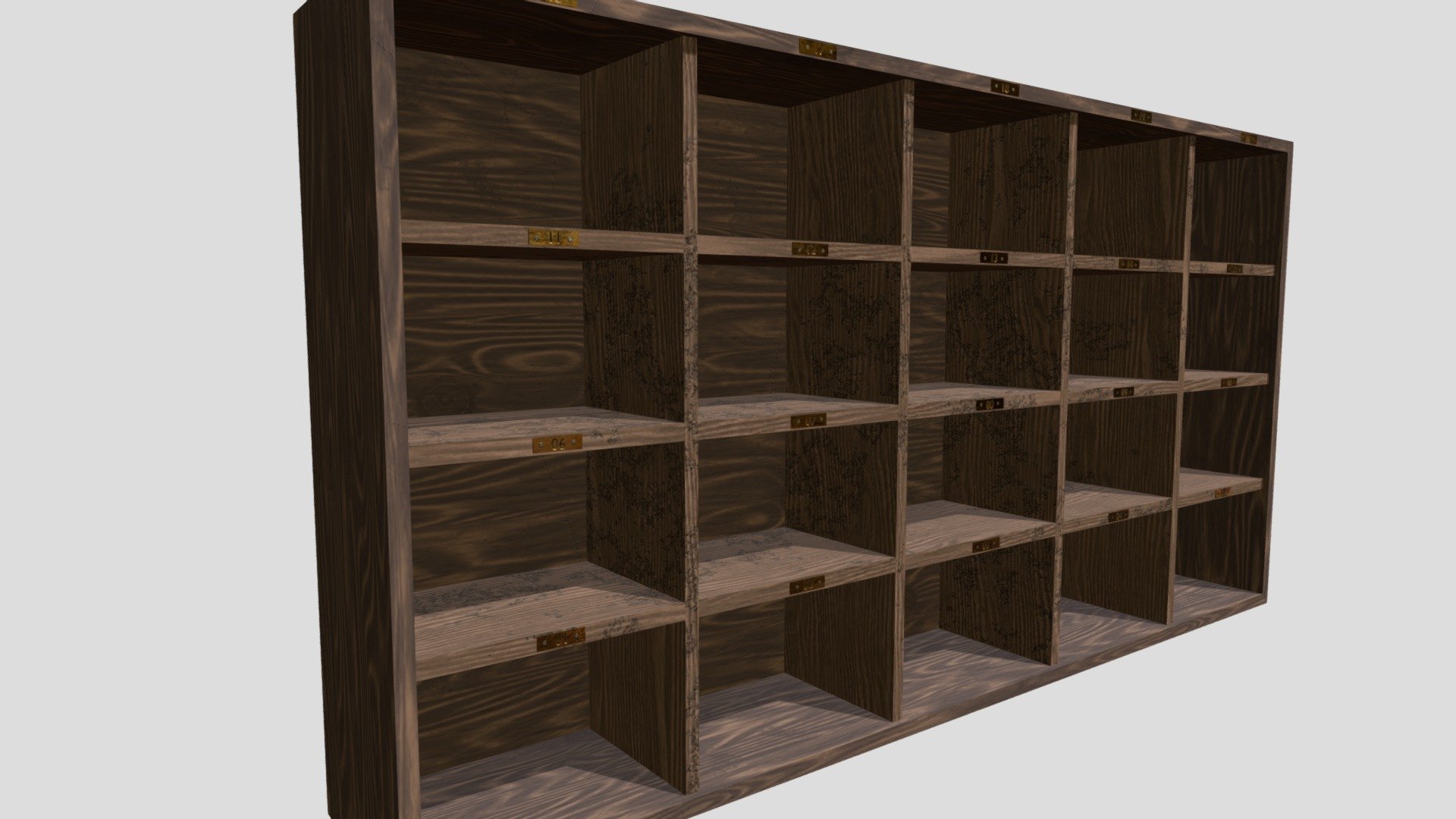 Wooden vintage school lockers - Download Free 3D model by PNLACARA ...