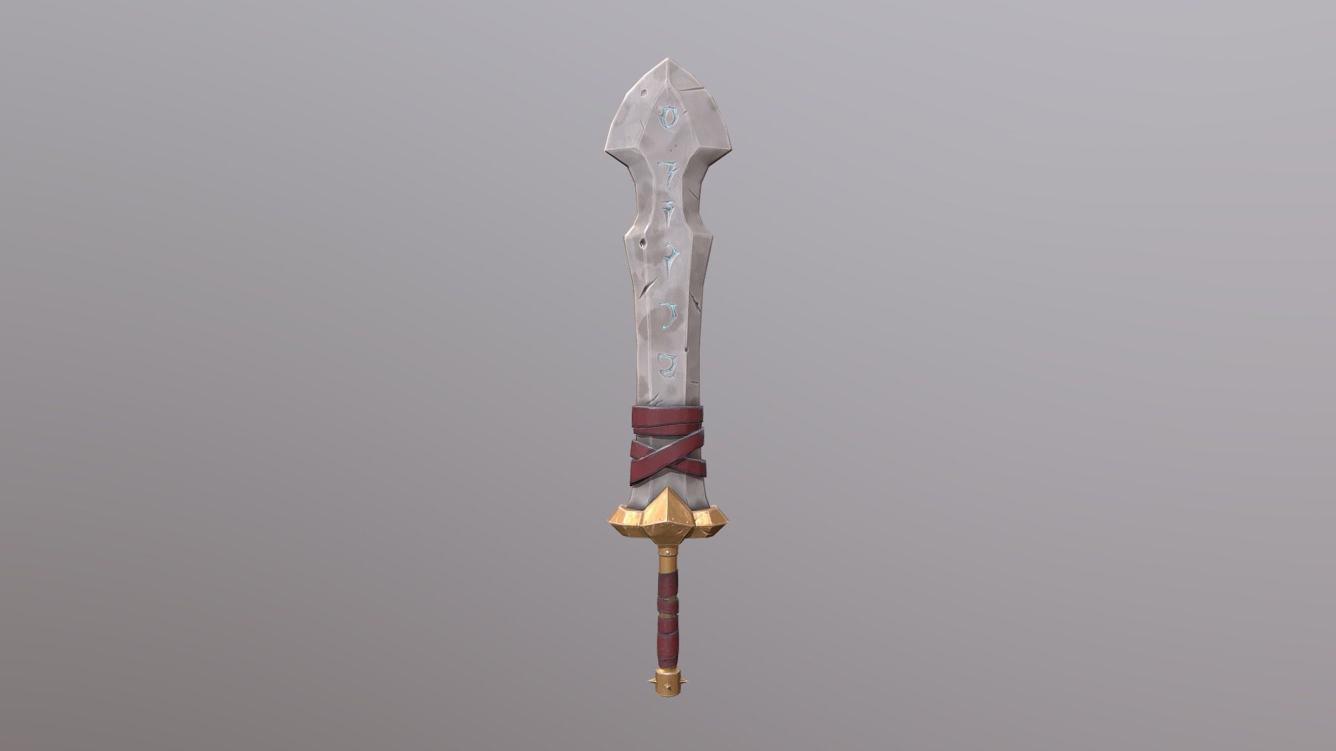 Stylized Ancient Sword - 3D model by Calend [8e25292] - Sketchfab