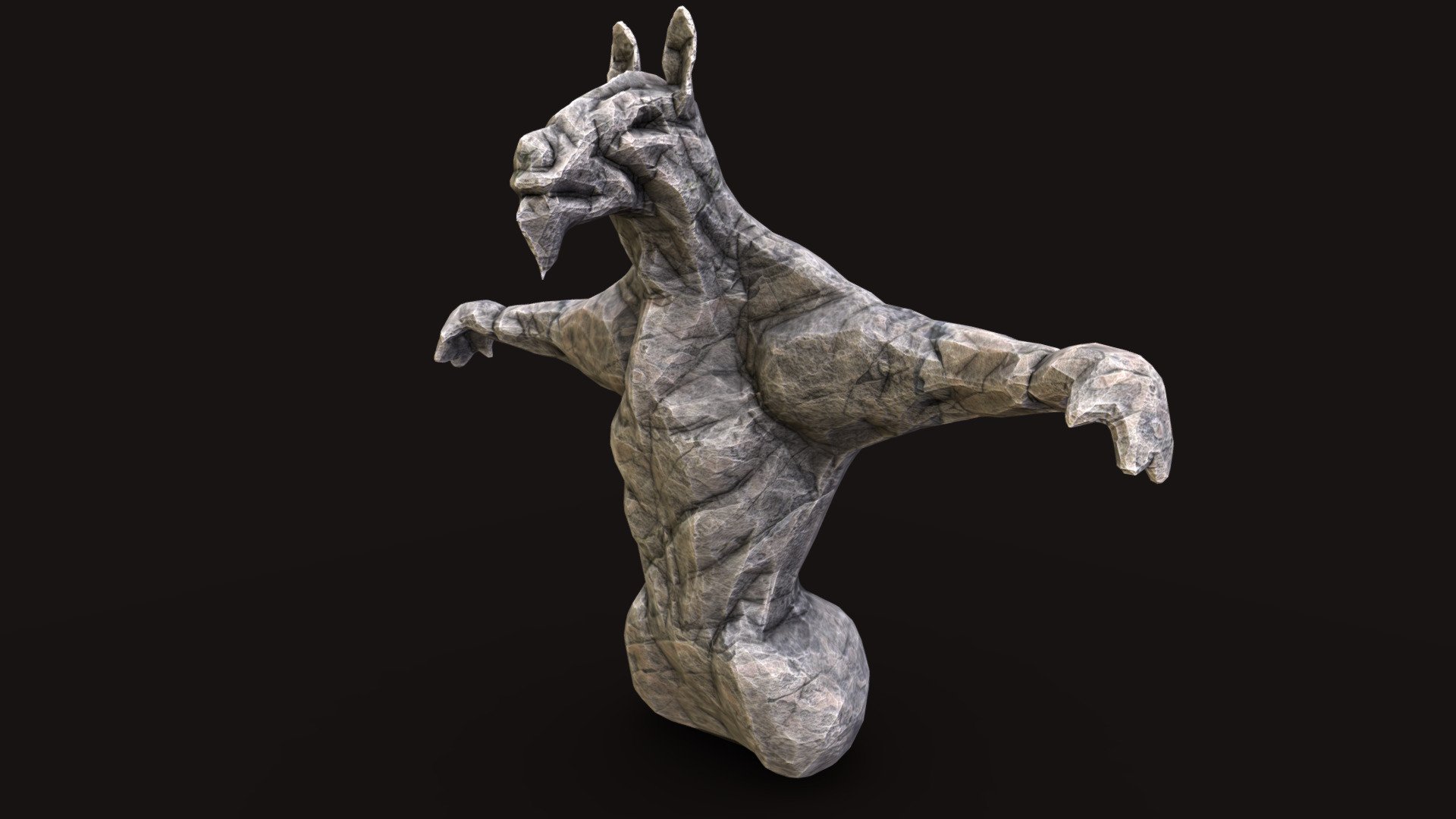 Stone Monster Bust Sculpt [Free DOwnload] - Download Free 3D model by ...