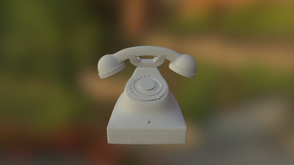 Rotary Phone - 3D model by Creative Market (@creativemarket) [8e29d62 ...