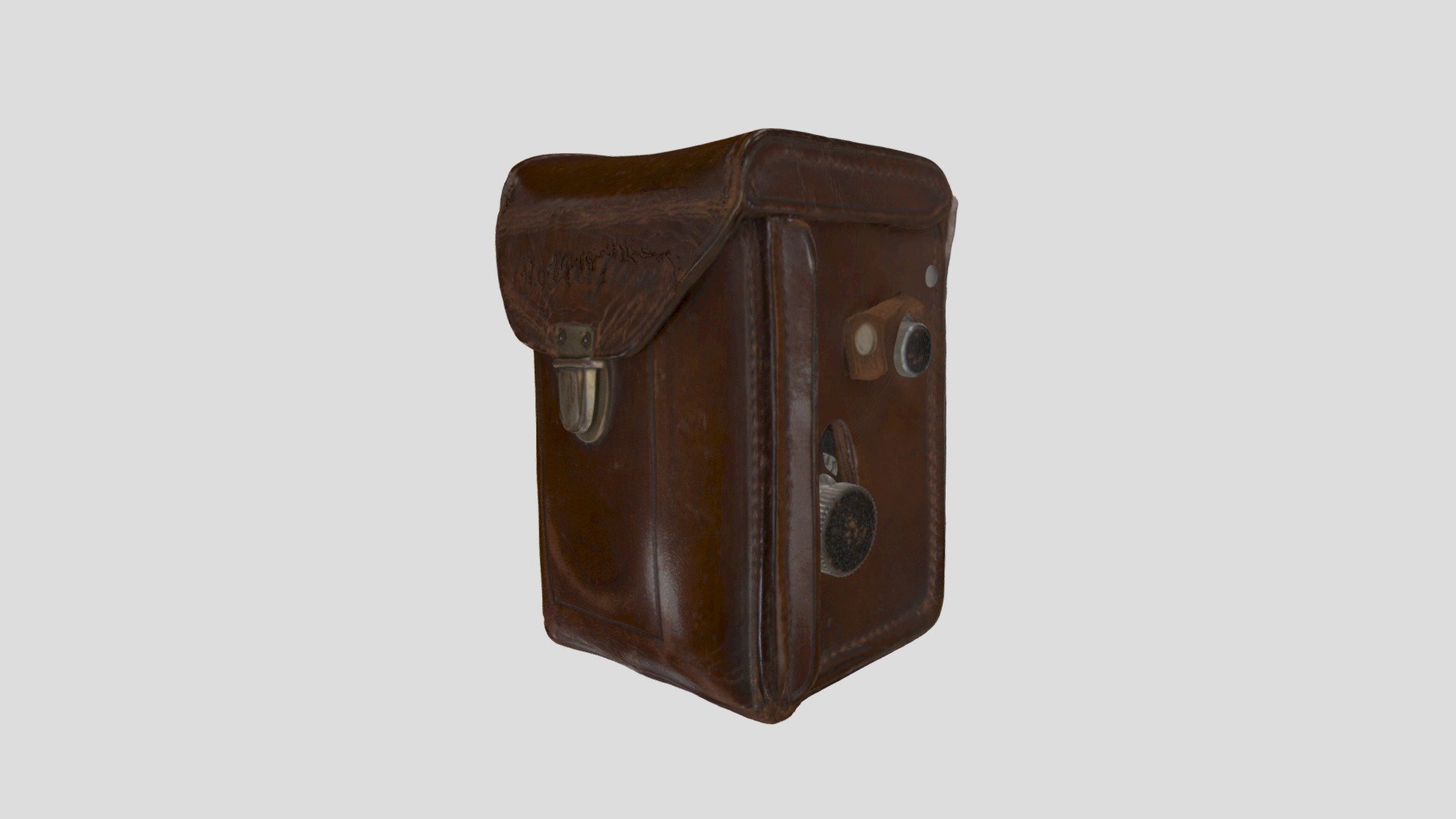 Rolleiflex camera in leather case - 3D model by Chau Chak Wing Museum ...