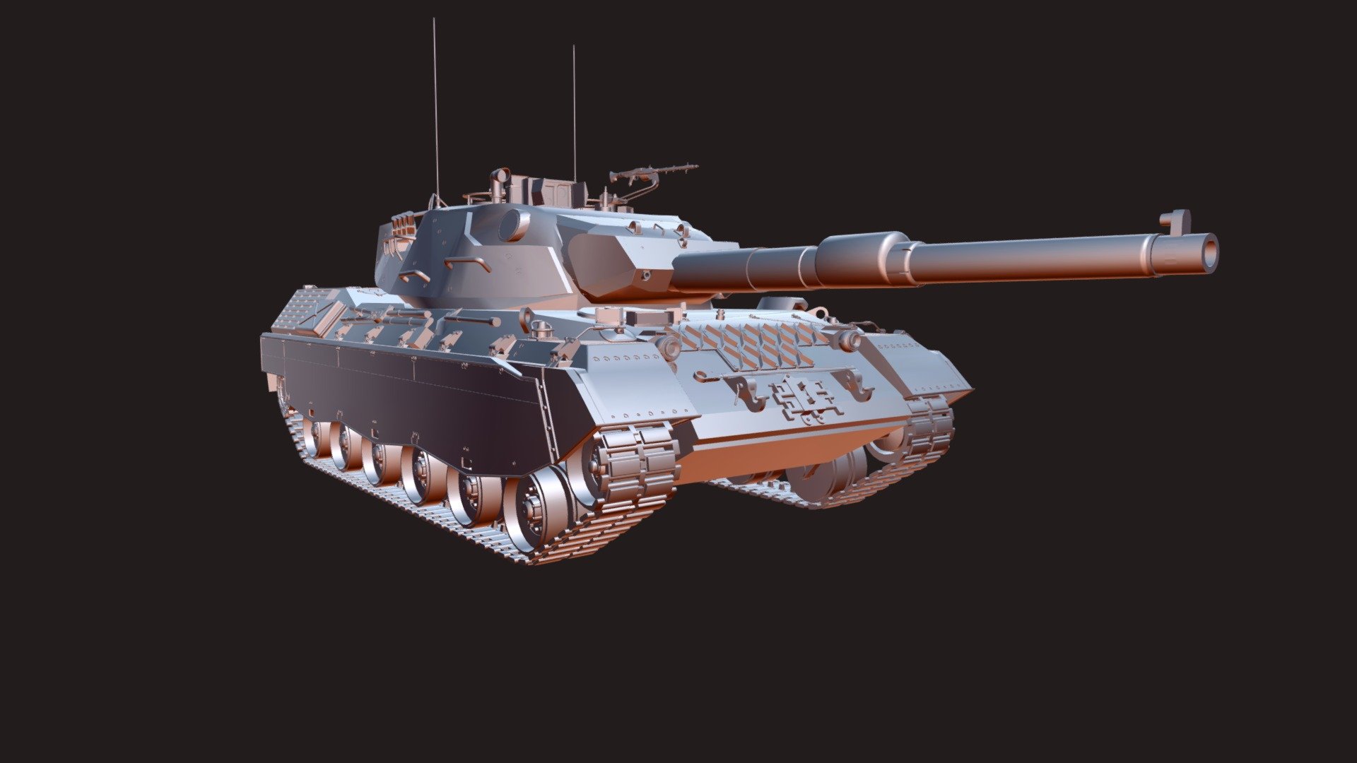 Leopard 1 A5 - 3D model by LM3D (@lm9241221) [8e2dc4d] - Sketchfab