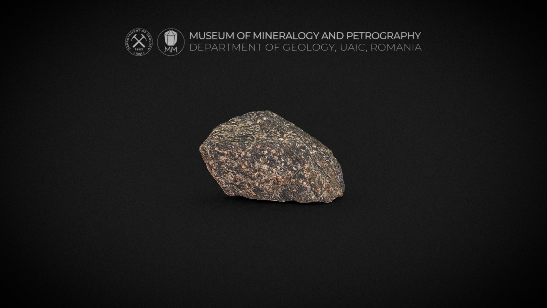Trachyte (igneous rock), Romania - 3D model by Museum of Mineralogy and ...
