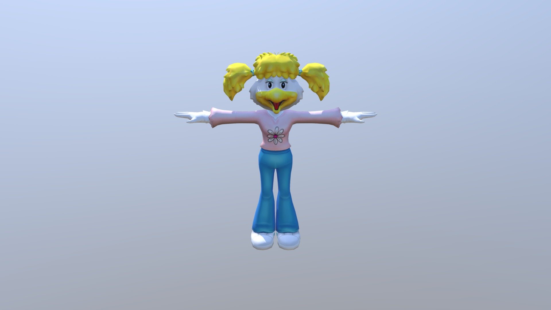 Wii - Chuck E Cheeses Sports Games - Helen - Download Free 3D model by ...