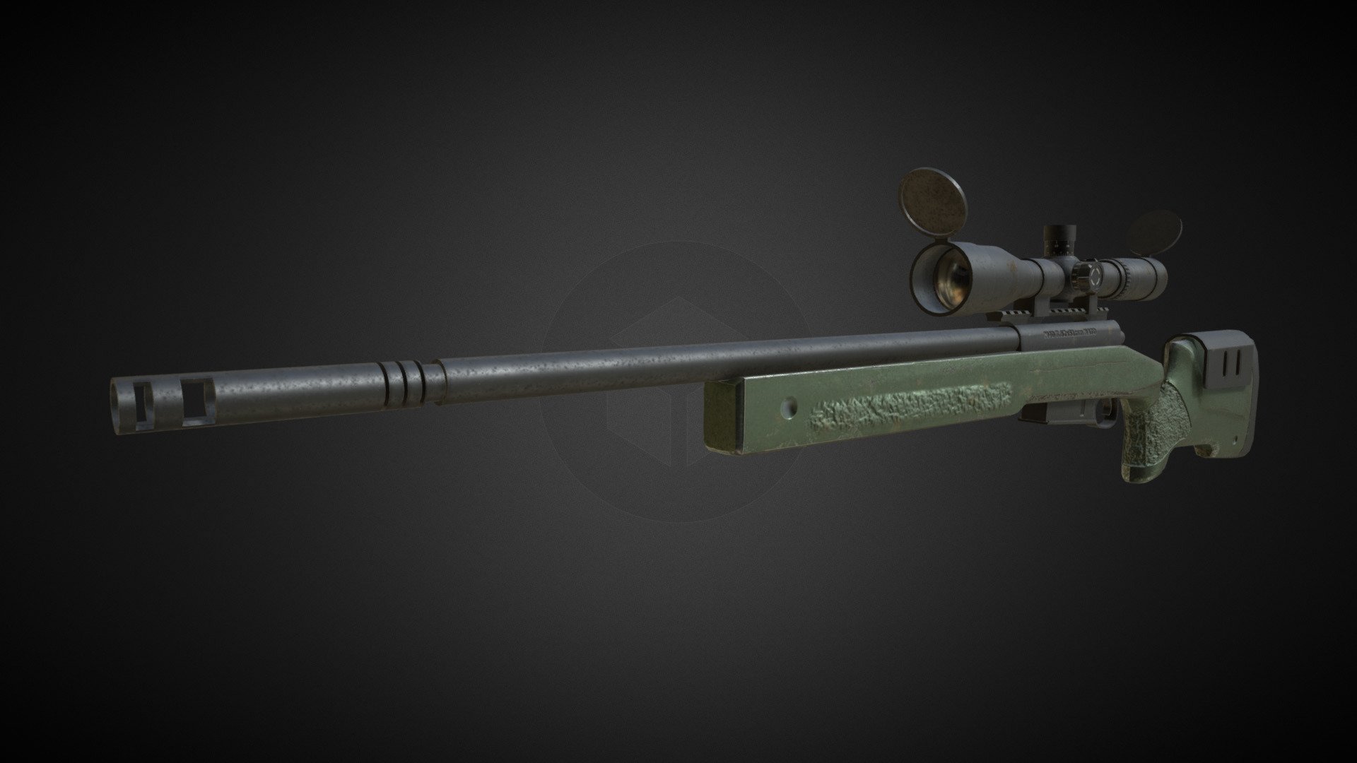M40A5 Sniper - 3D model by Jainesh Pathak (@spectraut2) [8e2fc25 ...