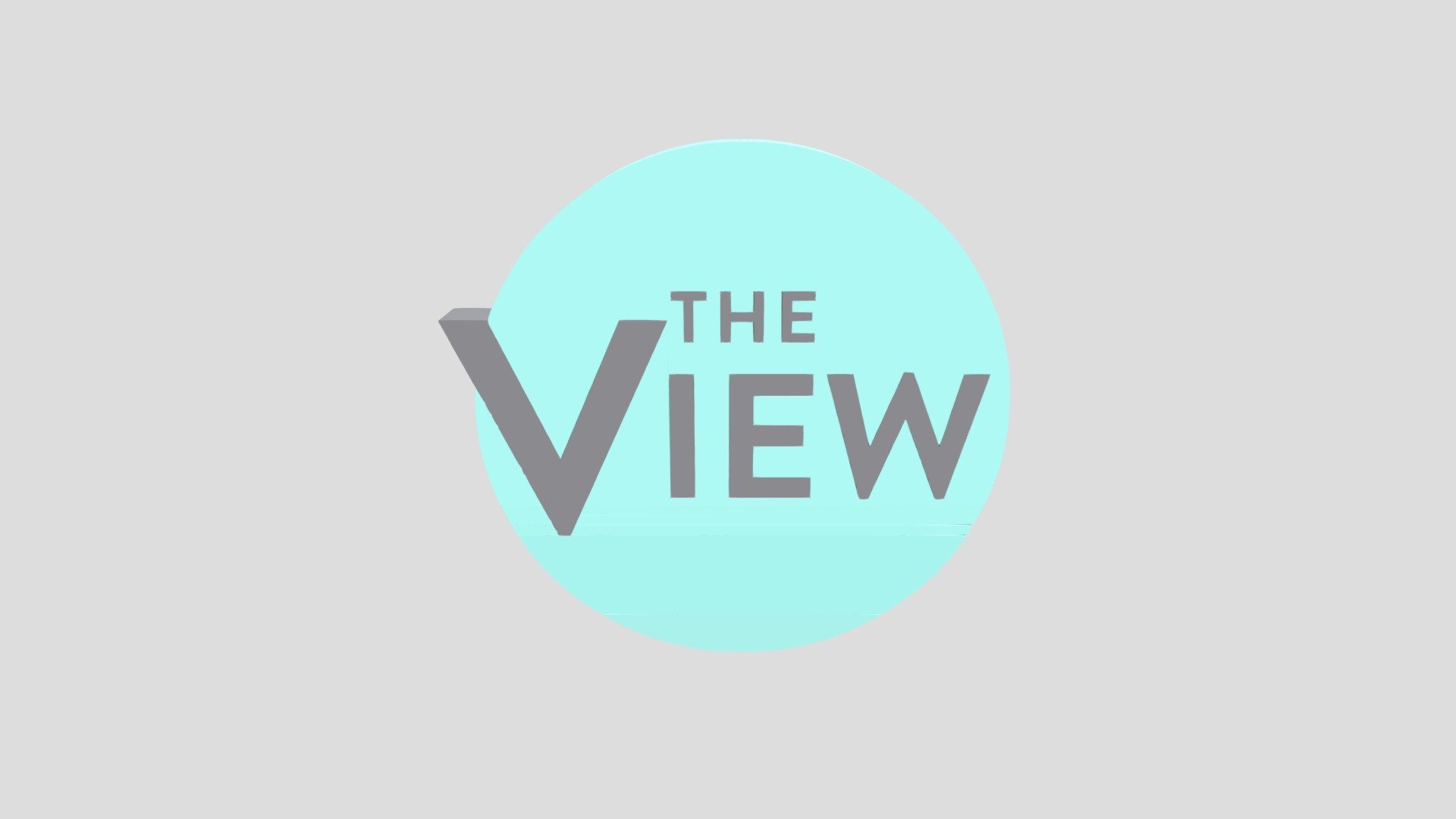 THE VIEW LOGO - Download Free 3D model by Luis.Graterol [8e2fd7b ...