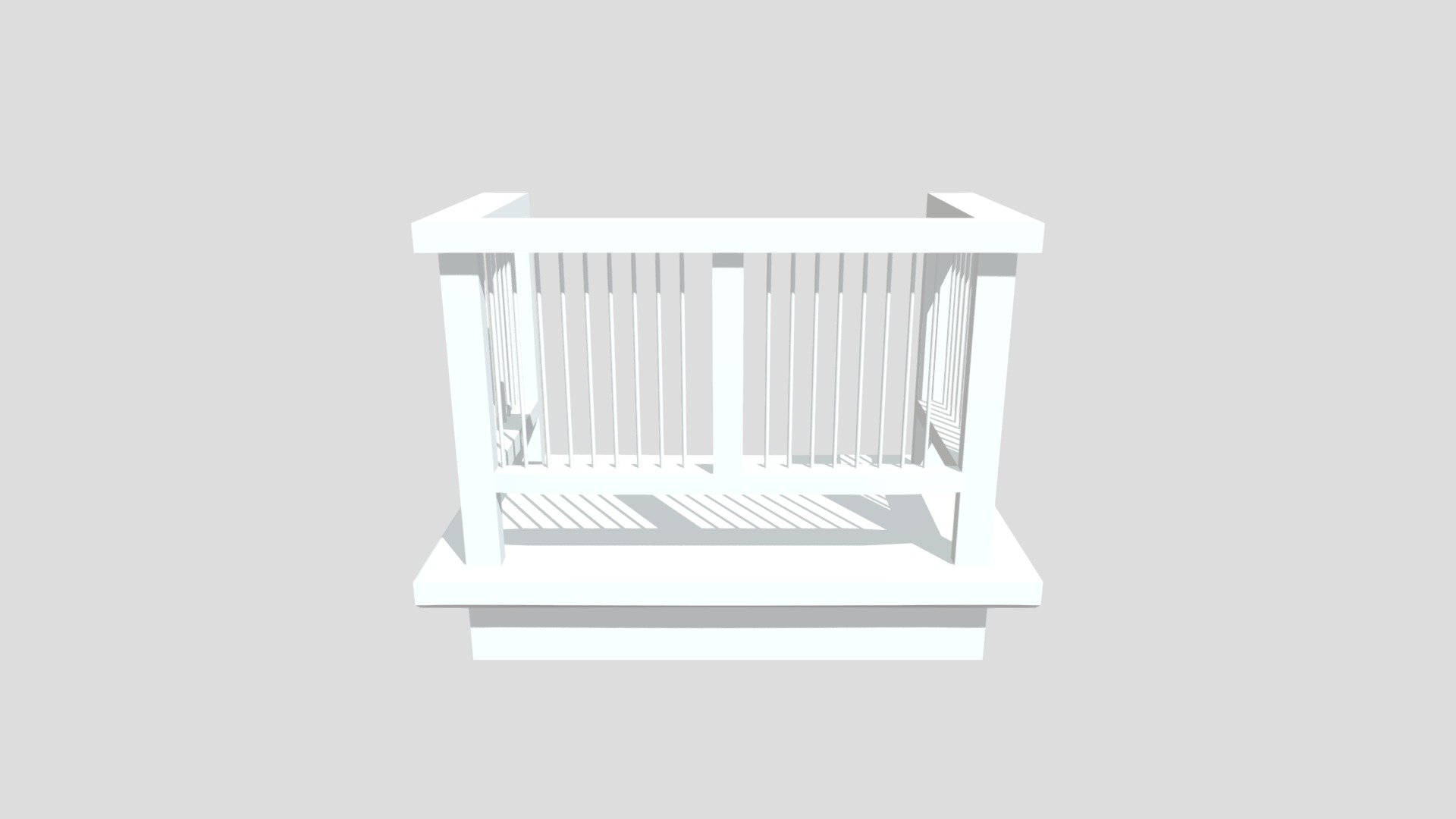Balcony (untextured) - Download Free 3D model by Ashley (@0020033029 ...