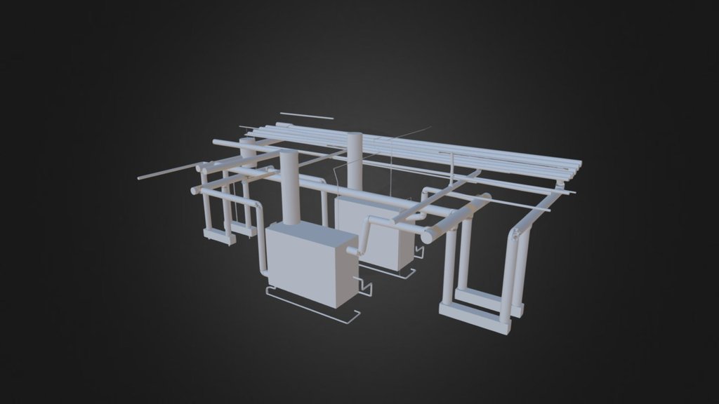 Revit FBX to OBJ Test 01 - 3D model by svickers [8e32127] - Sketchfab