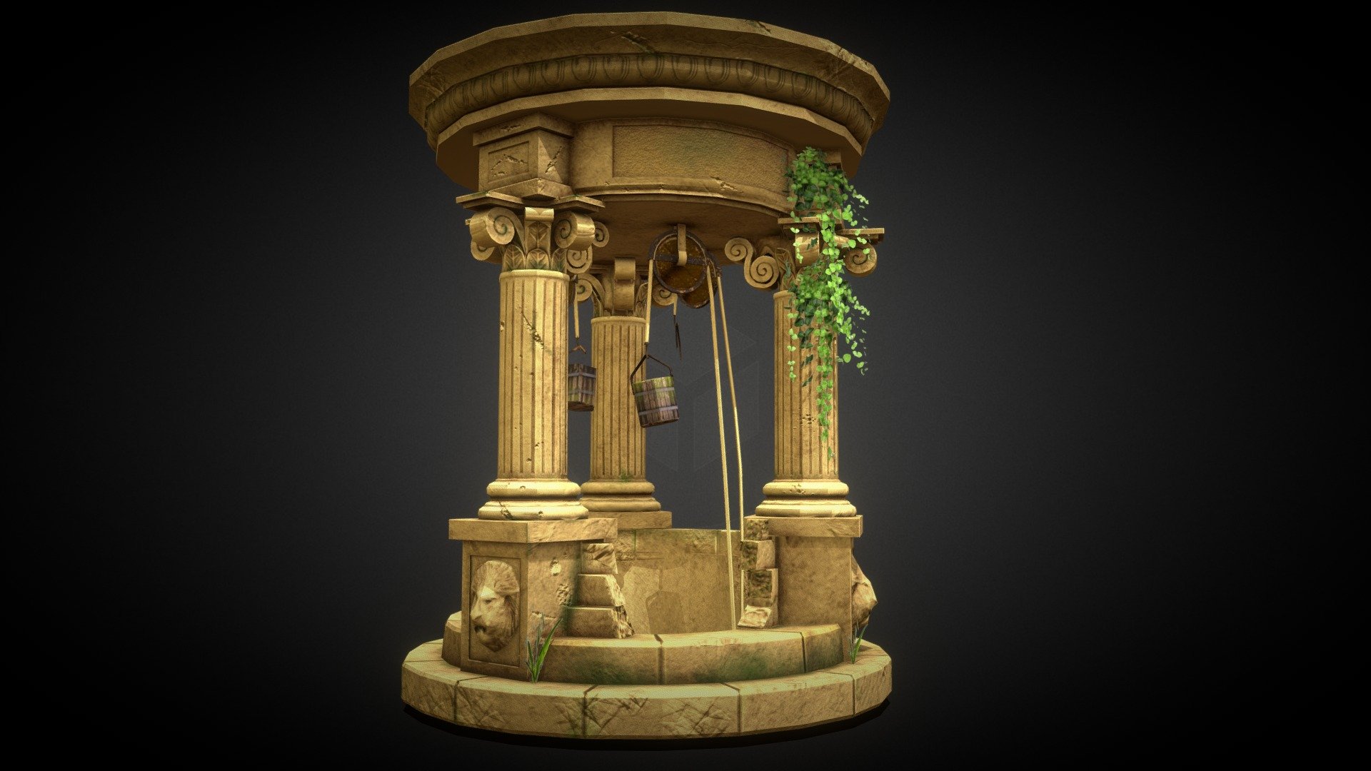 Stylized Well - 3D model by bhavesh123 [8e33a31] - Sketchfab