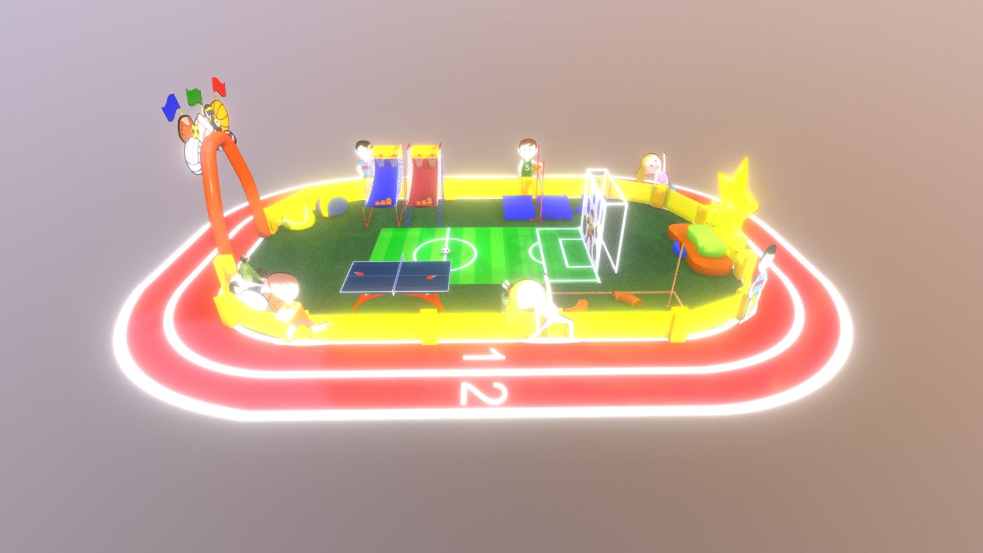 SPORTS EVENT - 3D model by Eduardo Vitorino (@mydrak) [8e34273] - Sketchfab