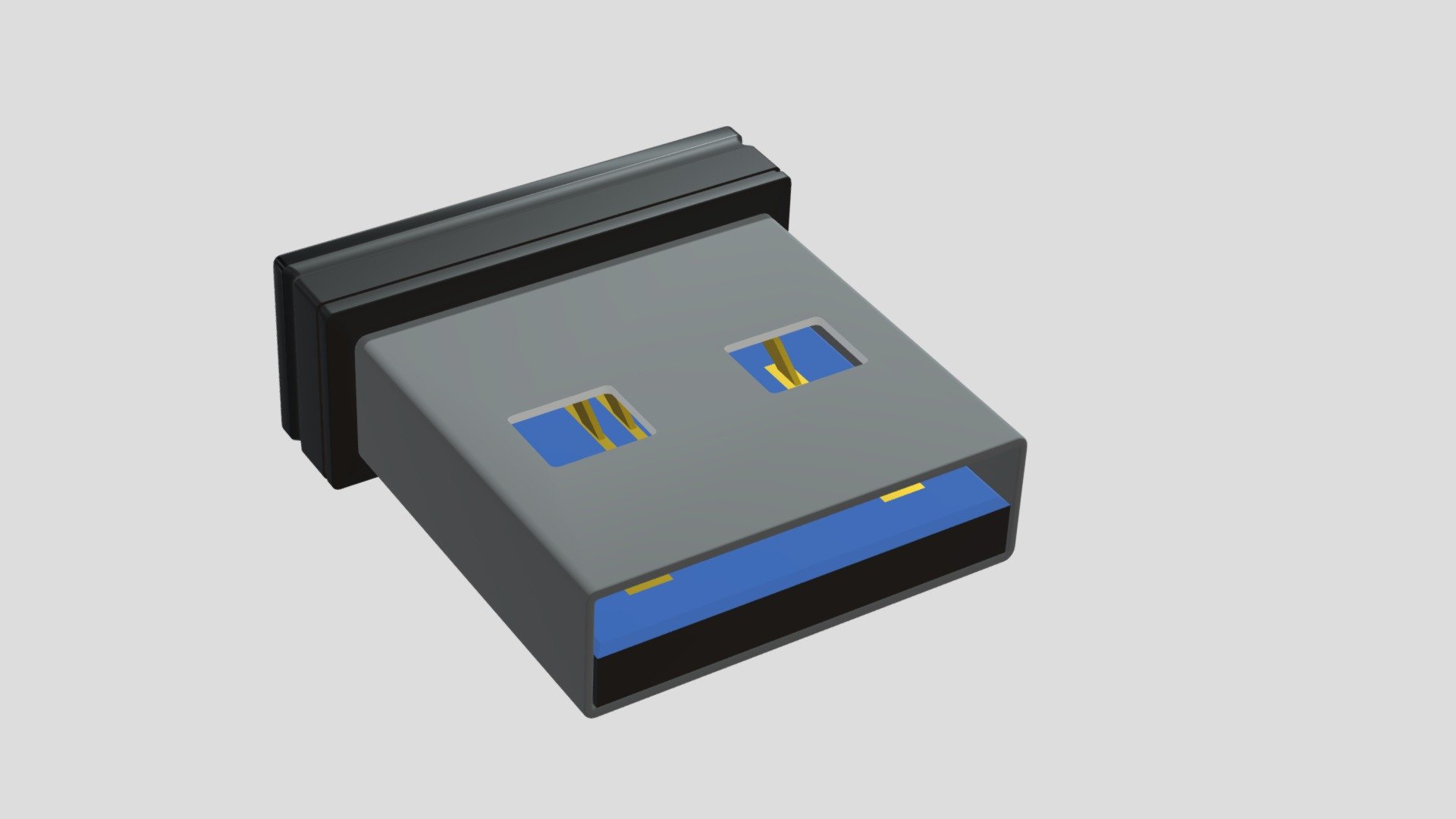 Small USB Stick - Download Free 3D model by Cookiecrafter [8e35bb0 ...