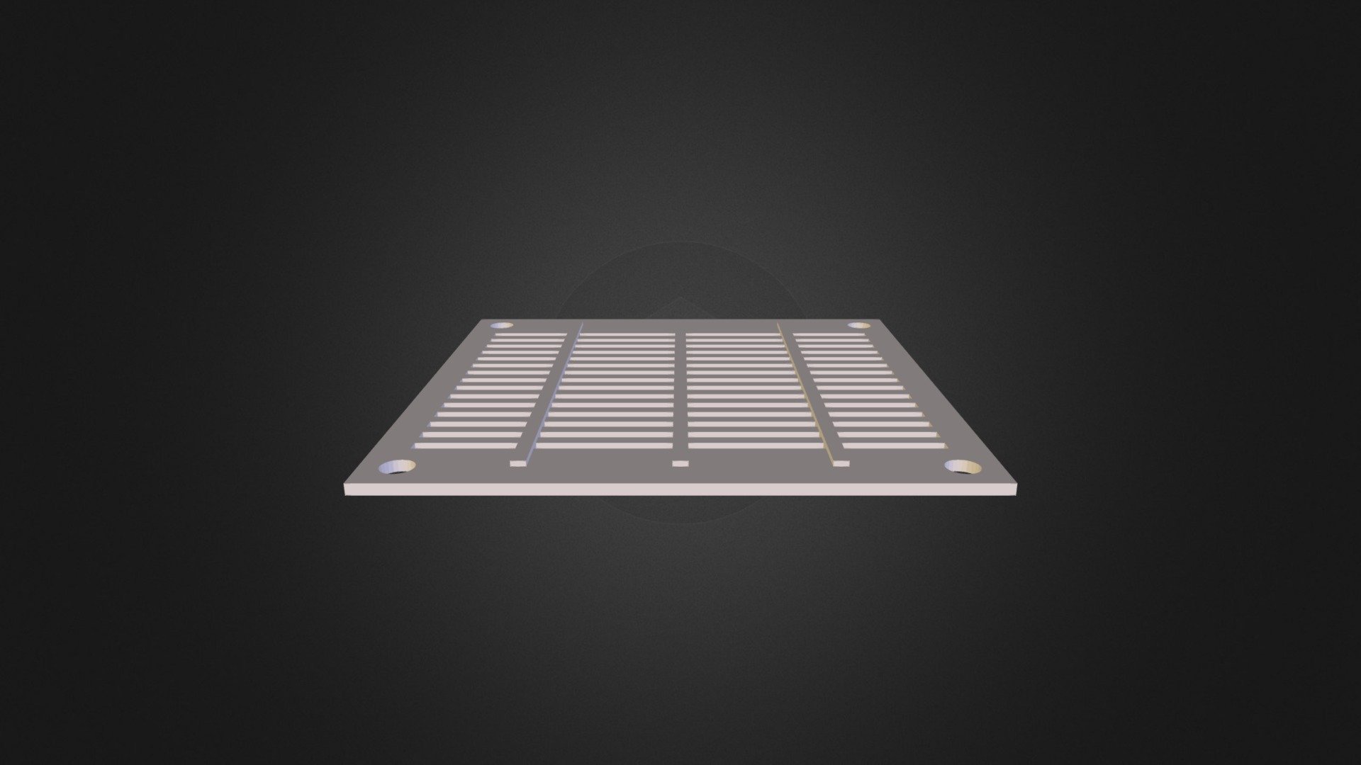 80mm Fan Grill - 3D model by 3dindustries [8e35d6e] - Sketchfab