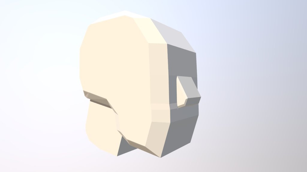 Low Poly Head - Download Free 3D model by WeirdBrain (@mariosonic500 ...