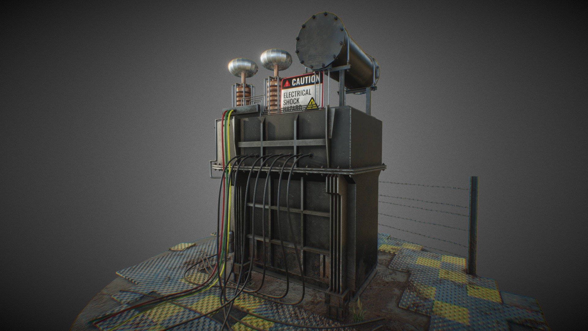 Electricity Transformer - Buy Royalty Free 3D model by Prashant Yadav ...