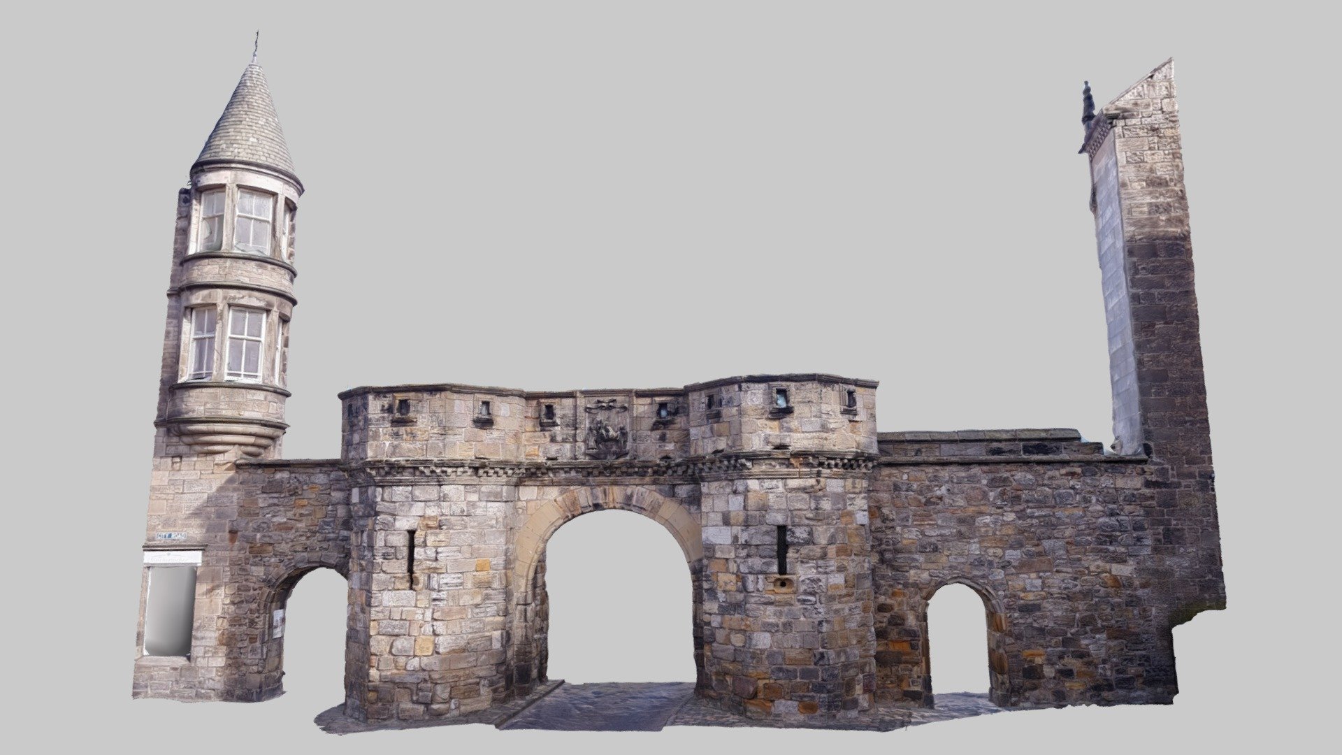 Scotland: St Andrews, West Port - 3D model by Daniel Muirhead ...