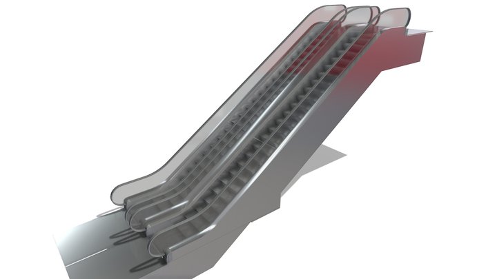 Escalators 3D models - Sketchfab