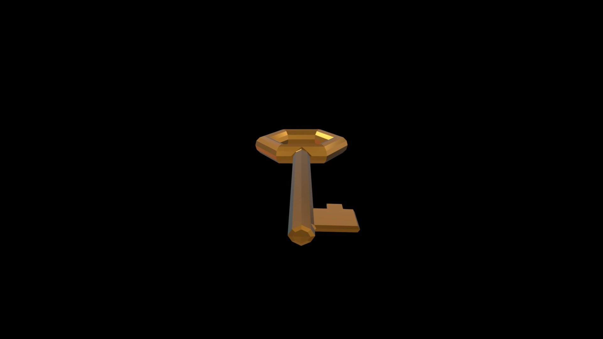 golden key lowp - Download Free 3D model by Just.maaike [8e3a88c ...
