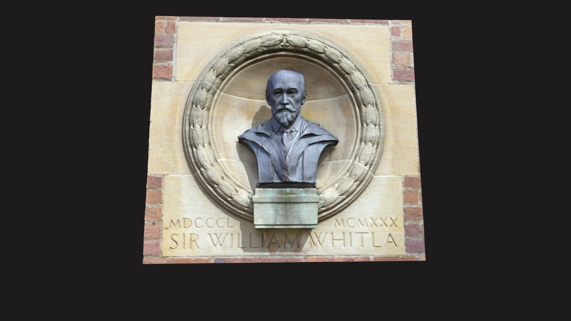 William Whitla Bust, Whitla Hall, Belfast - 3D model by 1manscan ...
