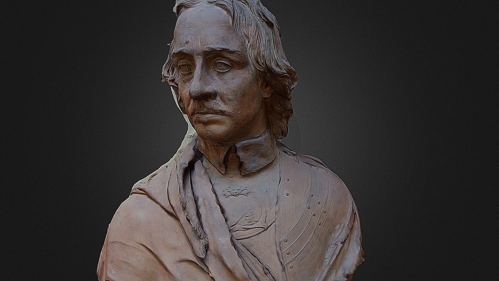 Oliver Cromwell Bust, British Museum - Download Free 3D model by Robert ...