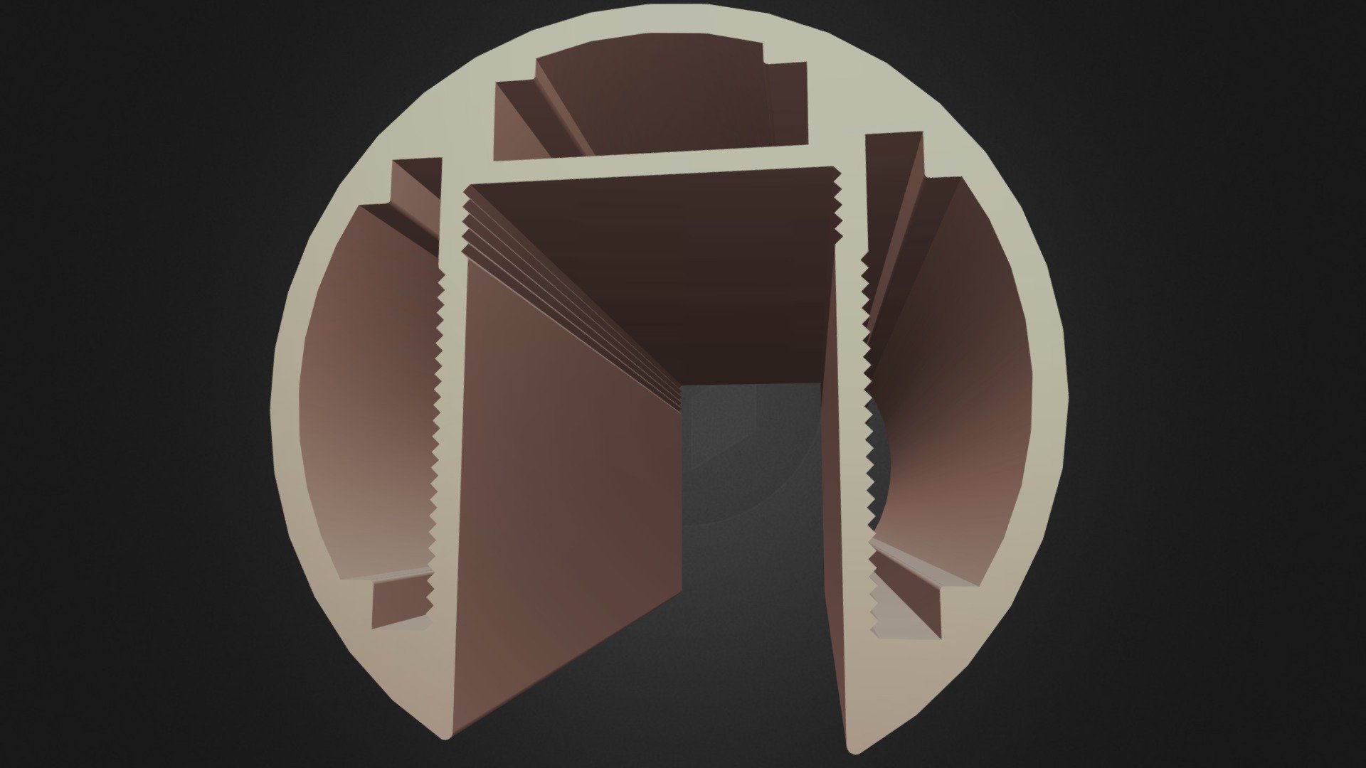 Aluminum Extruded Balustrade Handrail - Buy Royalty Free 3D model by MR ...
