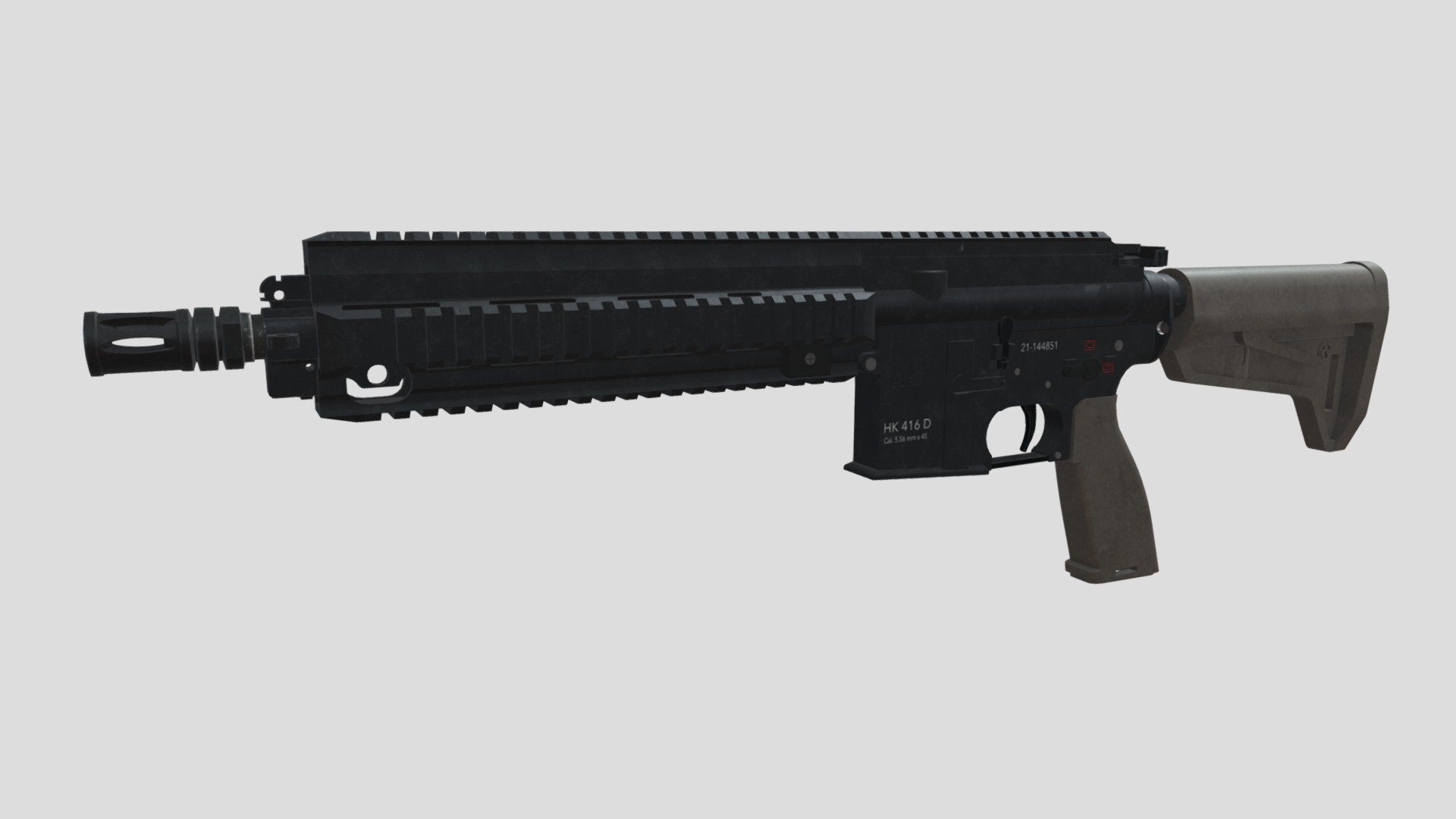 HK 416 D - Download Free 3D model by WillC123 [8e3e39f] - Sketchfab