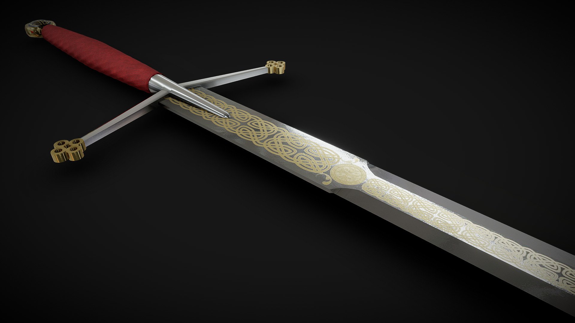 Scottish Claymore - Buy Royalty Free 3D model by Joan LP (@joanlahots ...