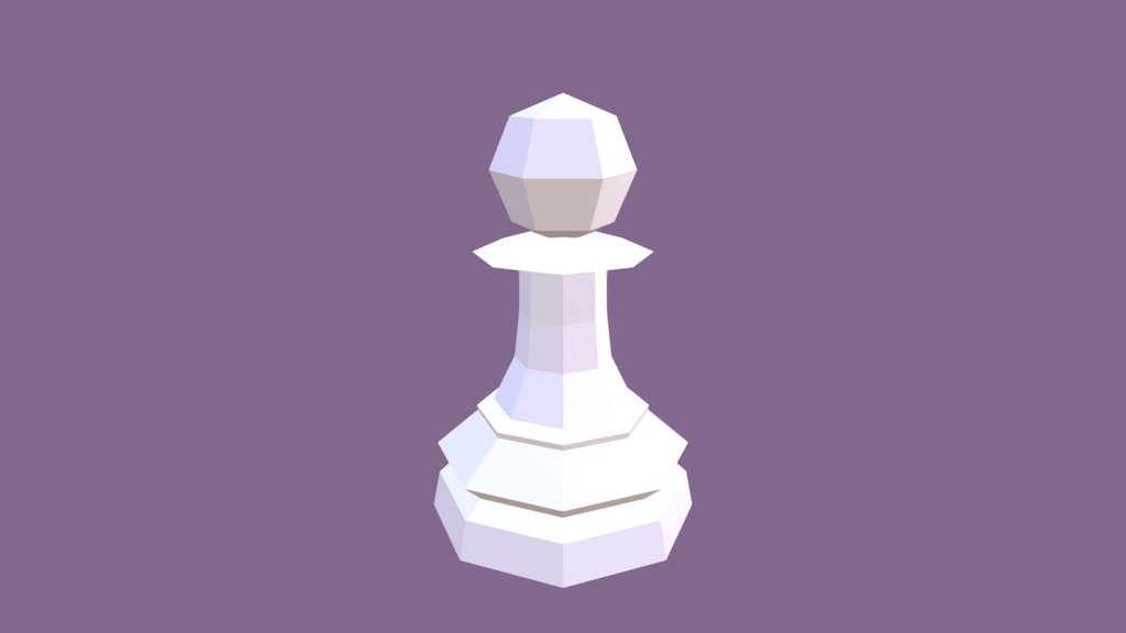 Low Poly Pawn - Download Free 3D model by Chris (@robie1) [8e40312 ...
