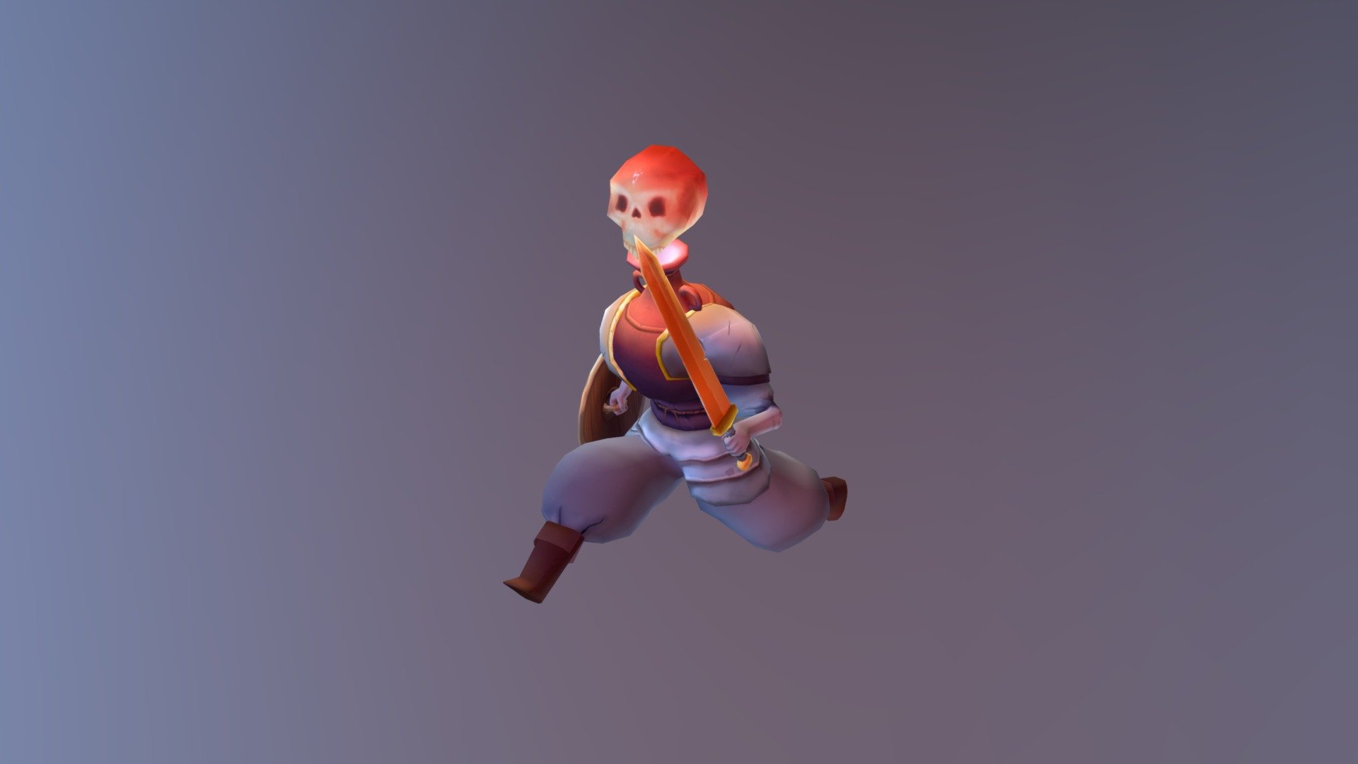 Firehead spirit of knight - 3D model by Stasser [8e40880] - Sketchfab