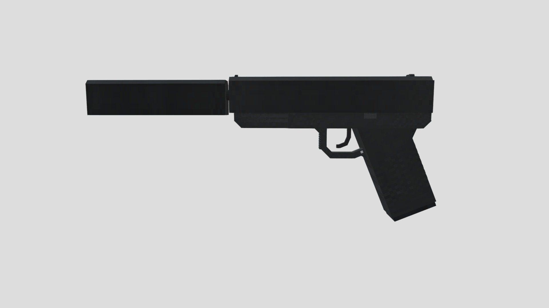 Pistol Suppressed - 3D model by Knightein (@knighteinmodels) [8e40e0e ...