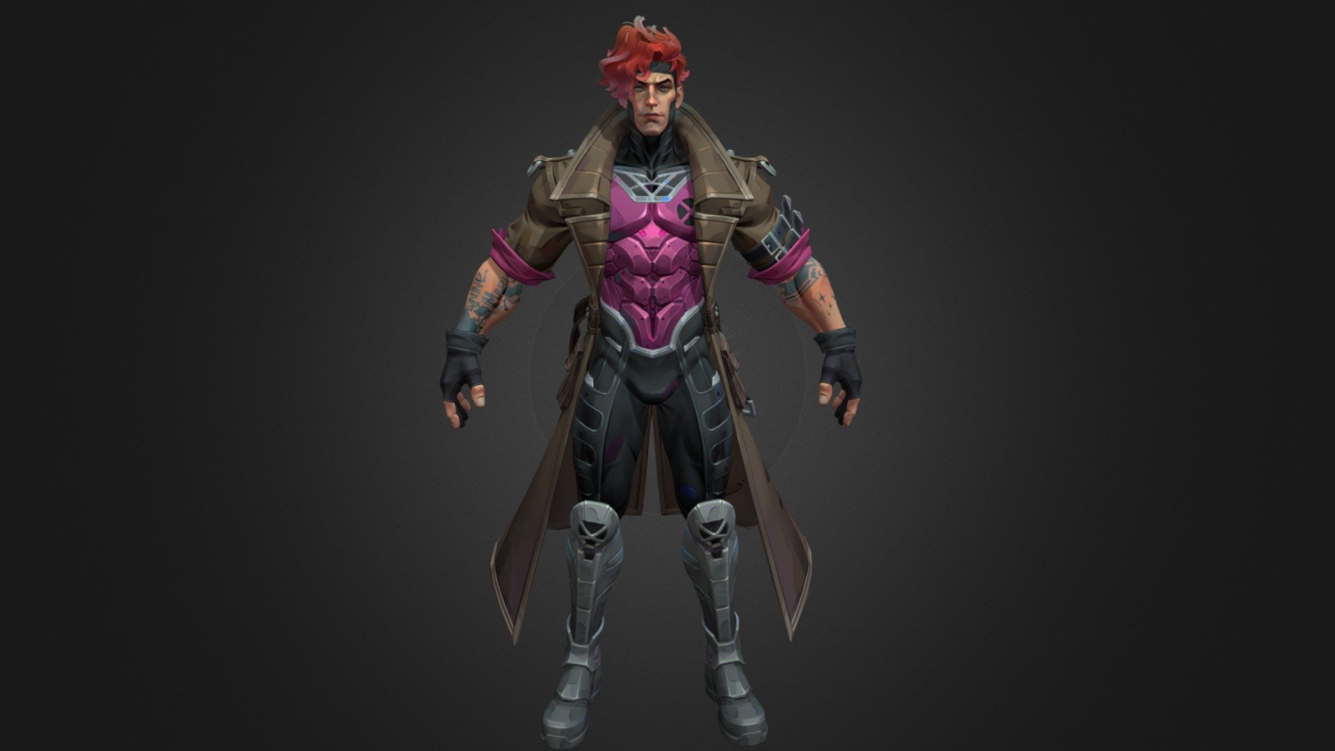 Gambit - Marvel Rivals - Download Free 3D model by YE YE (@YEEZY_YE ...