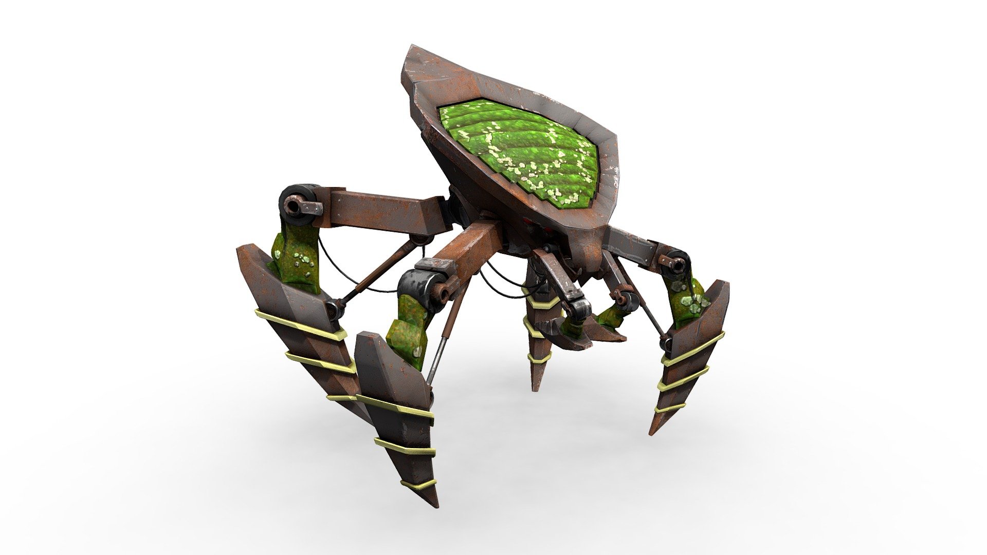 Low Poly Spider Mech - Buy Royalty Free 3D model by Lowpolyprincipal ...