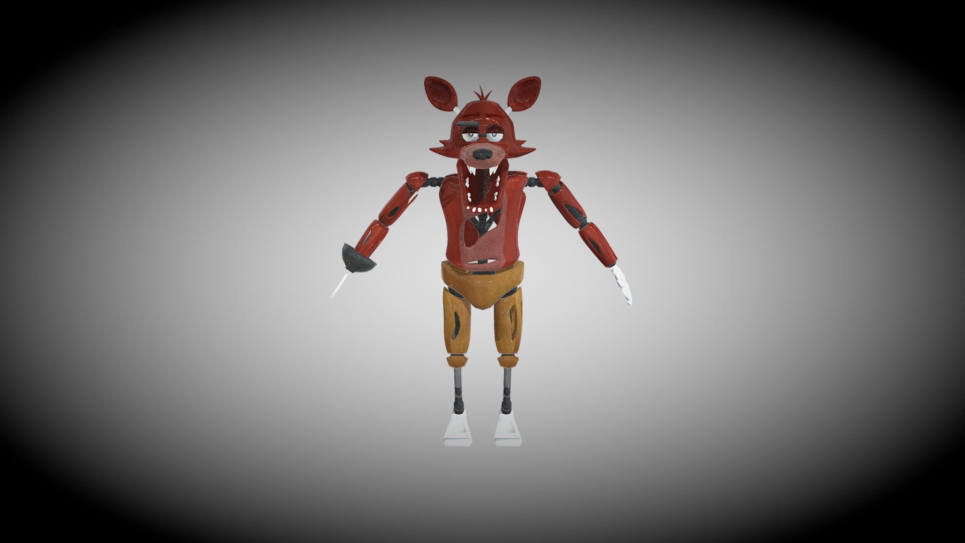 foxy - Download Free 3D model by scott (@jtaylor27) [8e43729] - Sketchfab