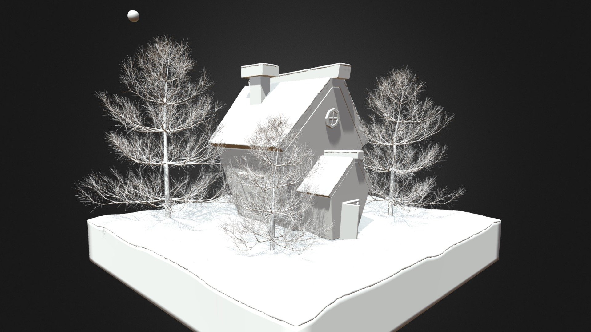 winter house - 3D model by nanayin [8e448d4] - Sketchfab