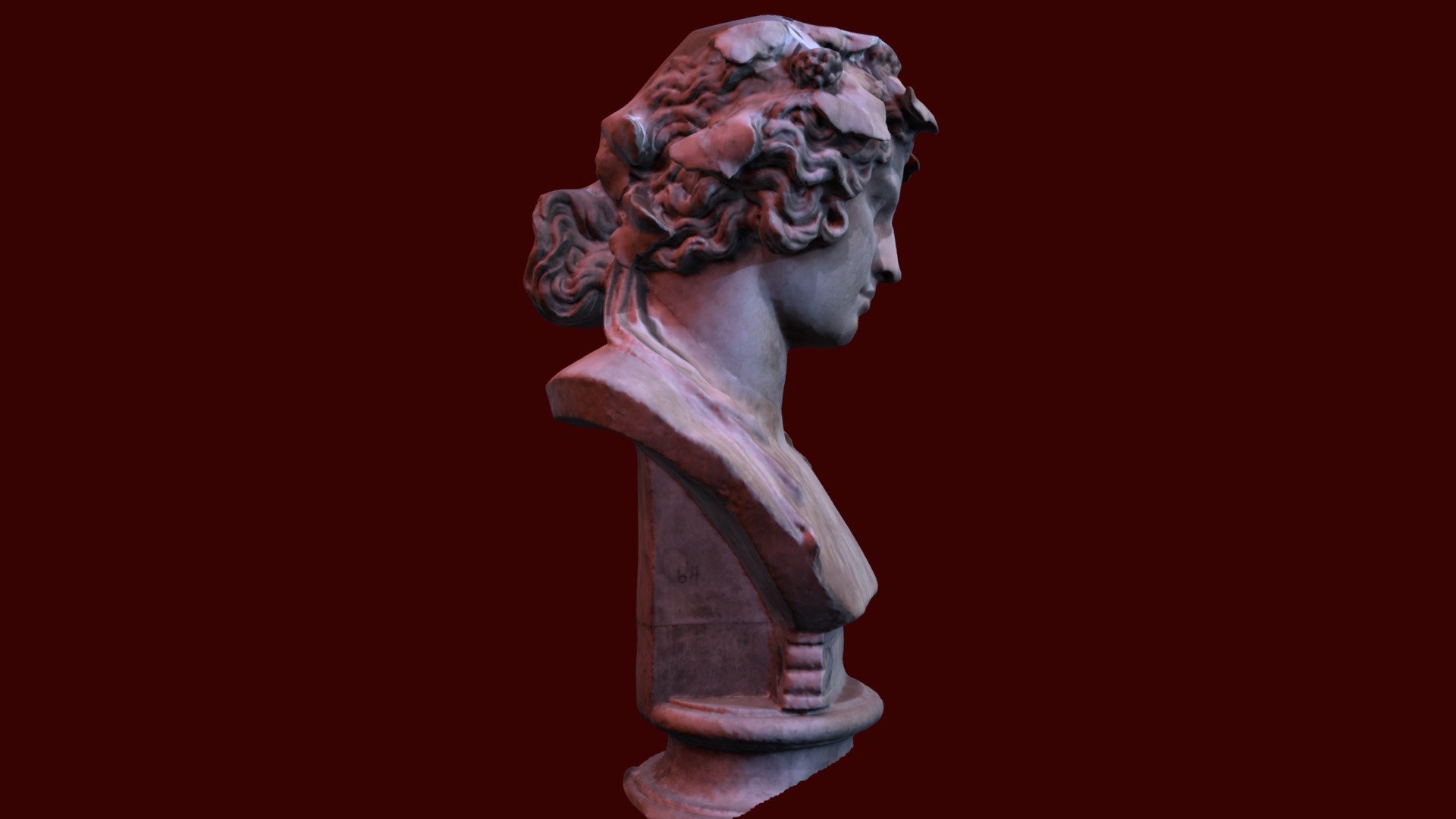 Antinous as the god Dionysos - 3D model by georgia.liapi [8e44abb ...