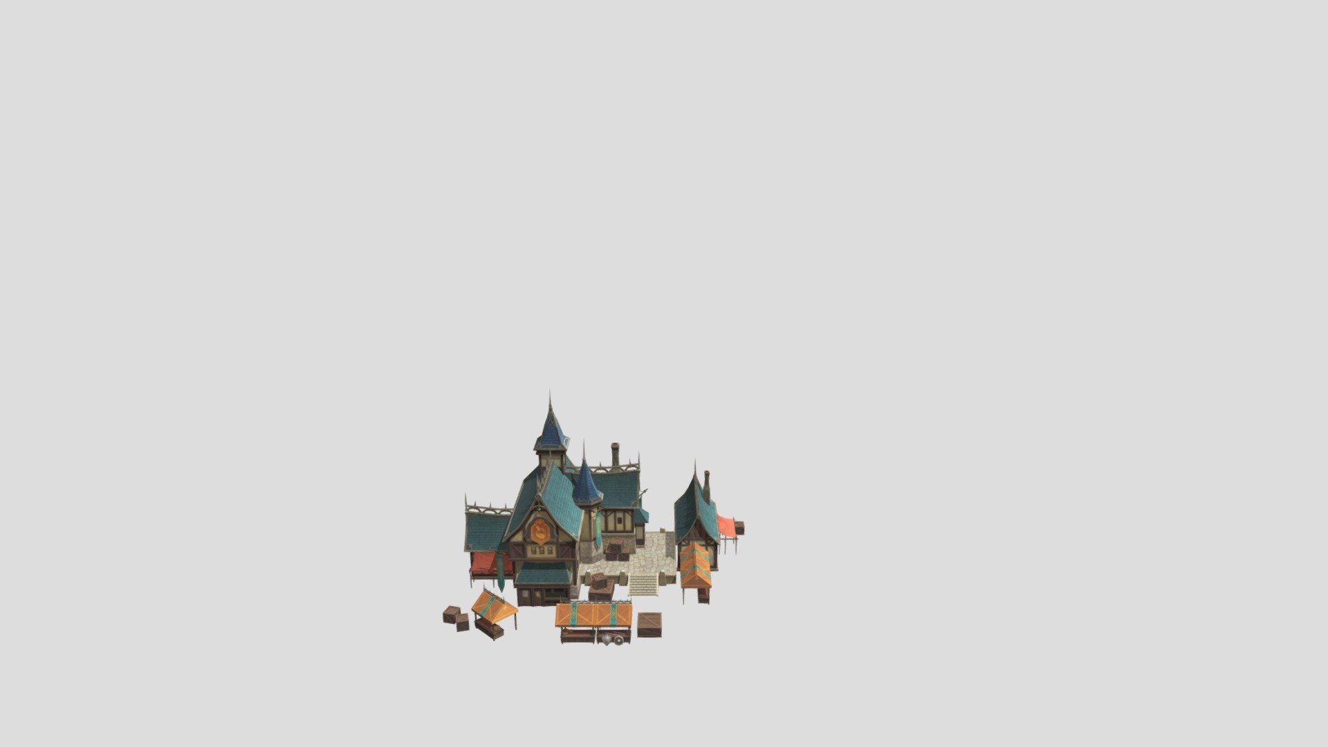 Building_Guild_Shop_Level - Download Free 3D model by haohao2210 ...