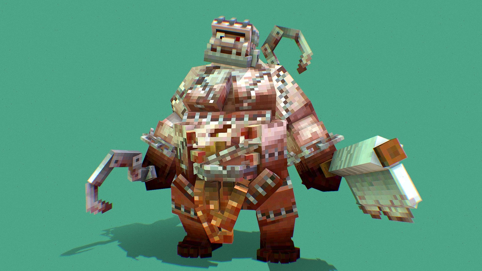 Blockbench - Patched Corpse Abomination - 3D model by MexBot.Arts ...