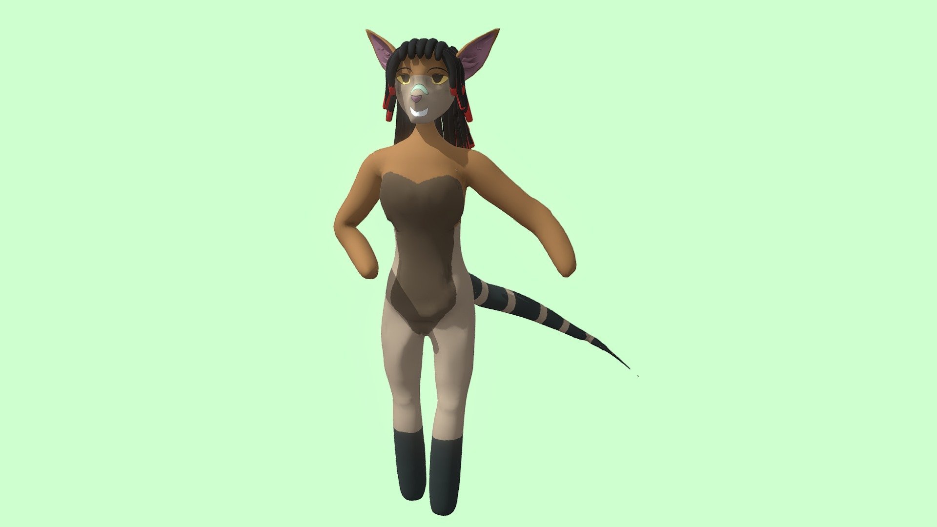 Zylo - fursona - 3D model by Mihnealihnea [8e45530] - Sketchfab