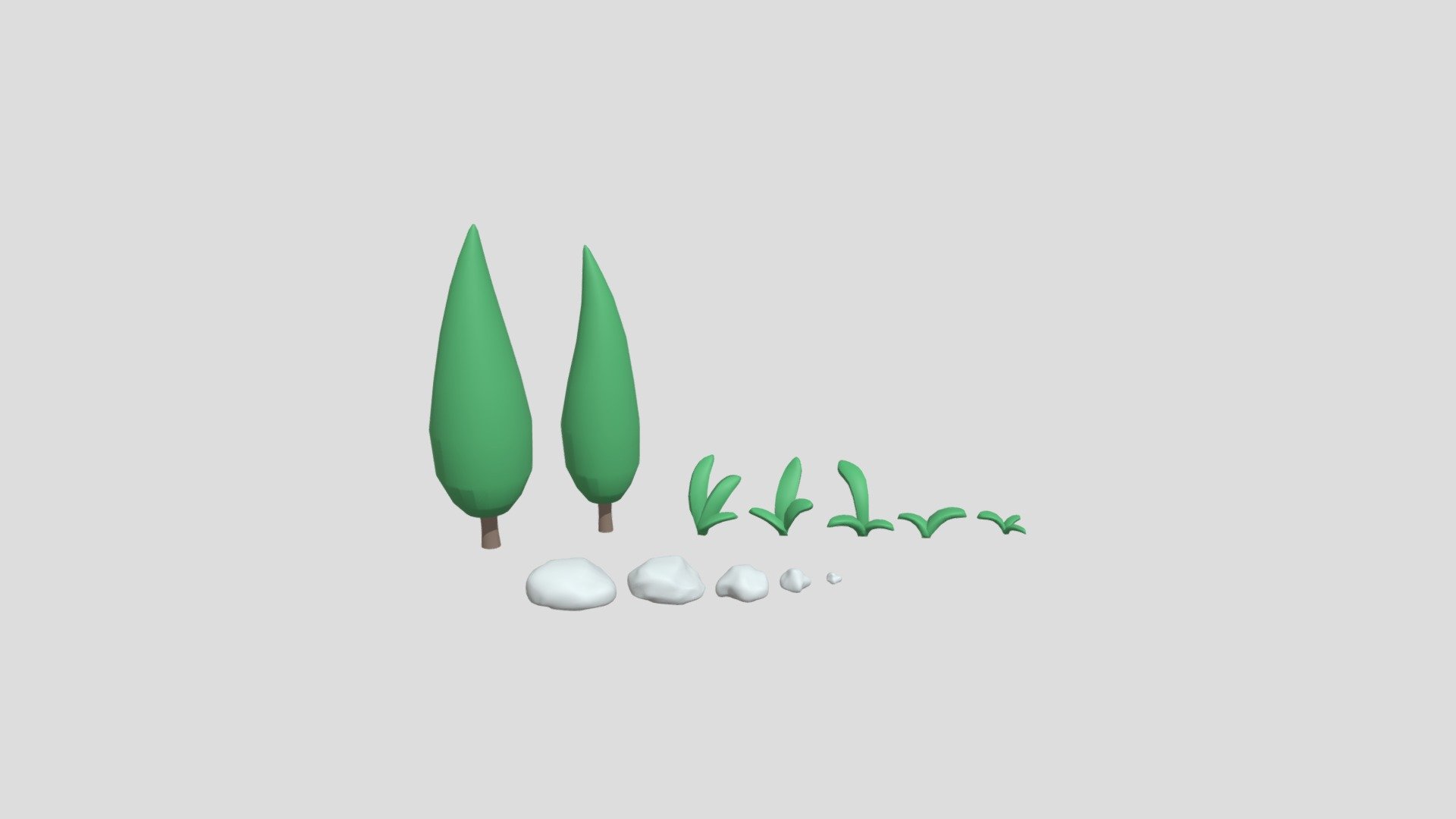 Small Environment Assets_v1 *In-Progress - 3D model by rora.jean ...