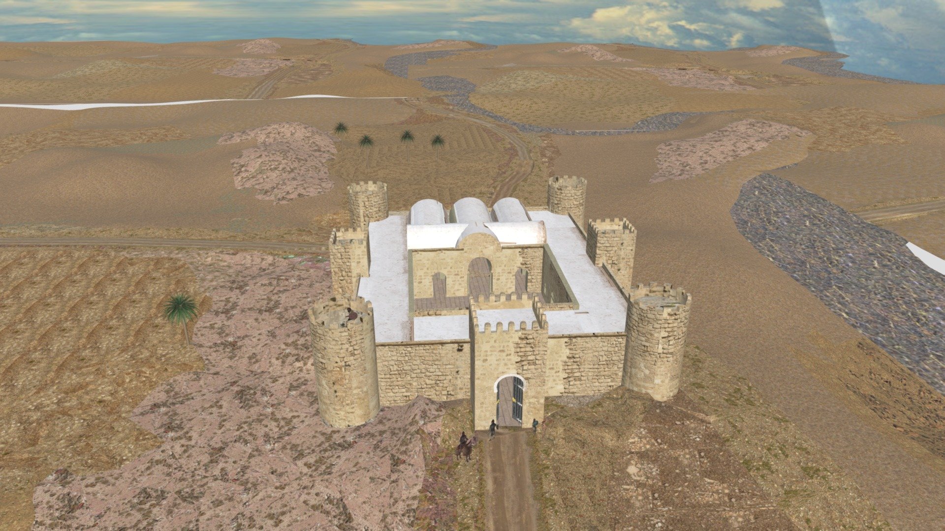 The Fatimid Palace in Ajdabiya - Buy Royalty Free 3D model by حسان علية ...