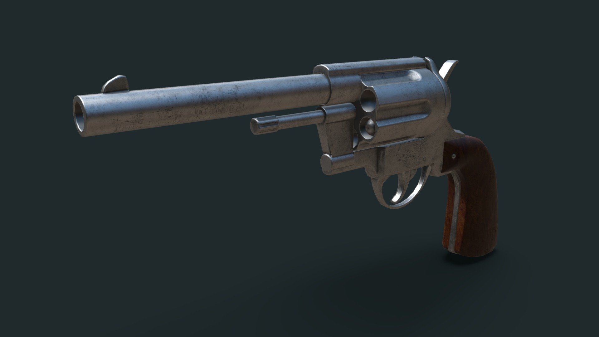 Revolver - 3D model by g1xsa [8e47f88] - Sketchfab