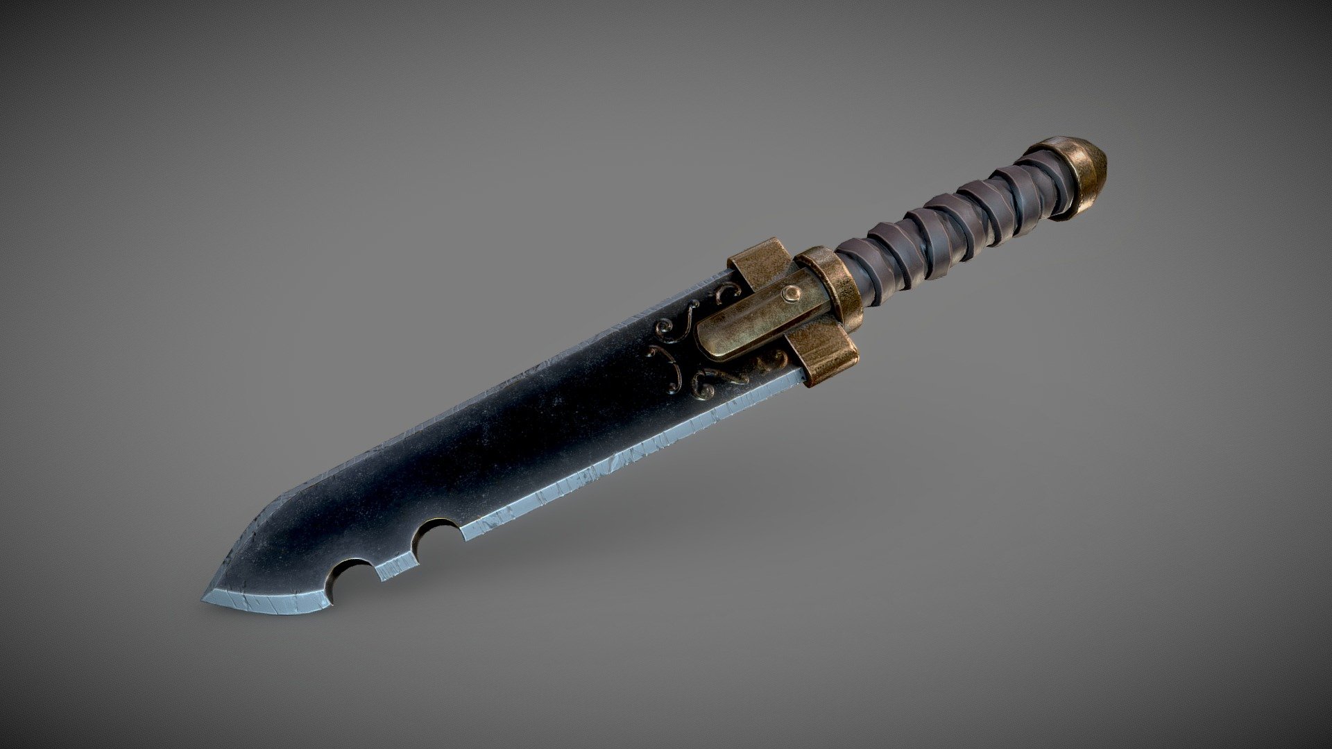Fantasy Dagger Realistic - Buy Royalty Free 3D model by joshopel ...