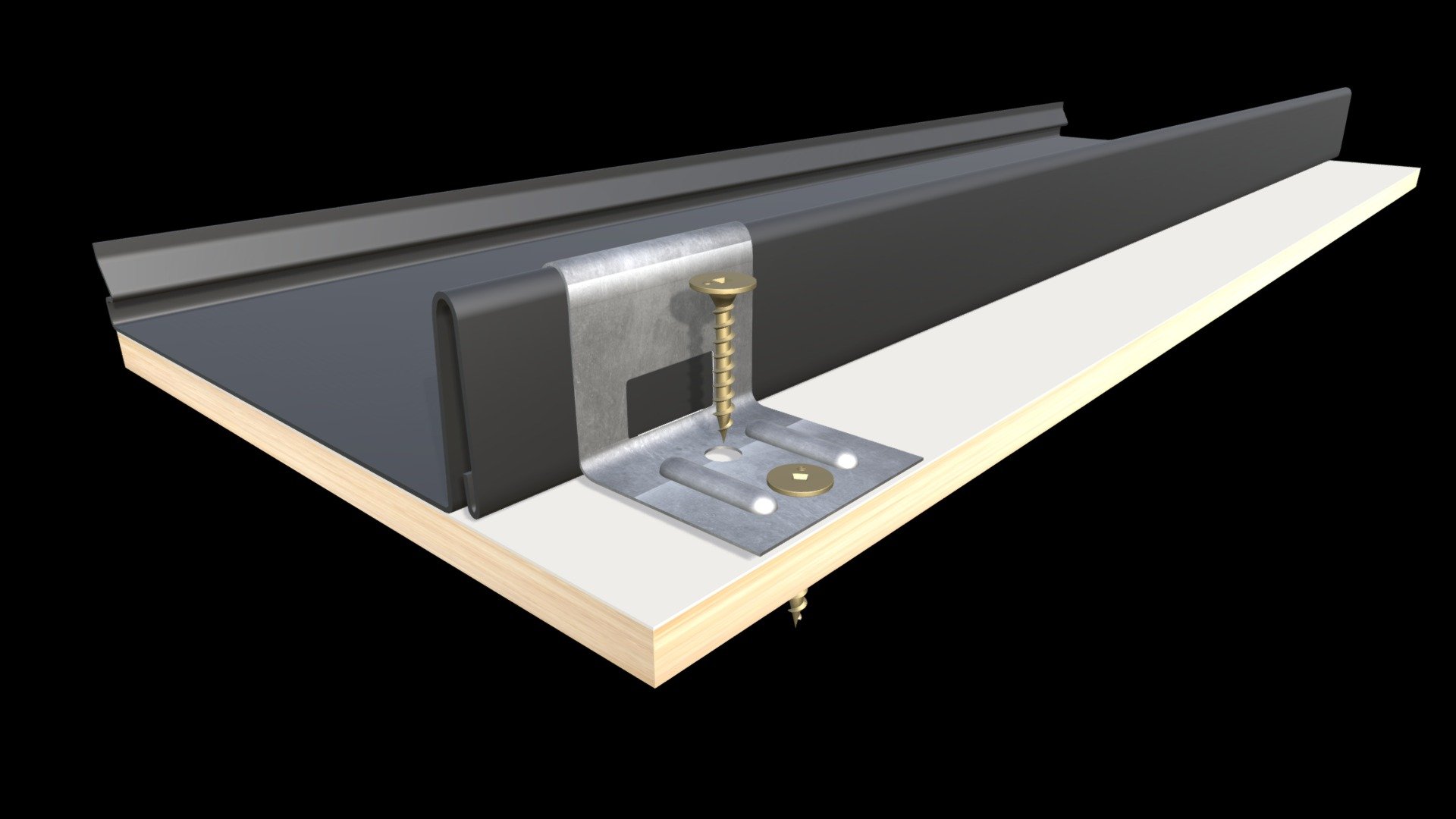 Standing Seam Clips - copy - 3D model by Engineering Edge (Singapore ...