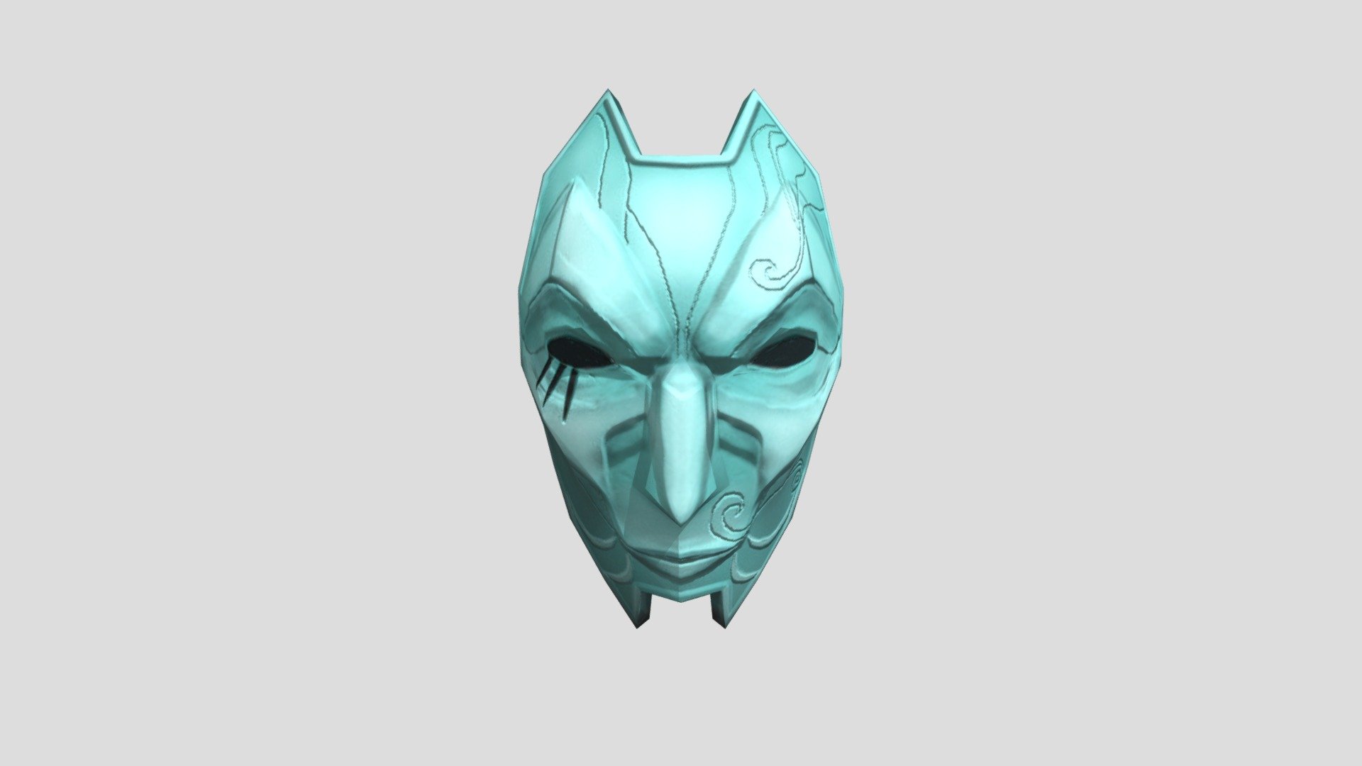 Intern United Gamers - Jhin: Mask - 3D model by mnac187 (@mnac.187 ...